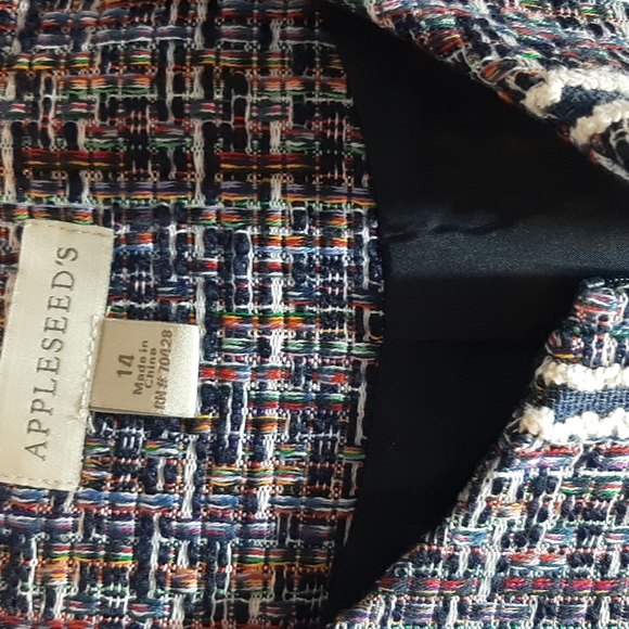 appleseeds | Jackets & Coats | Appleseeds Tweed Blend Blazer 334 | Poshmark